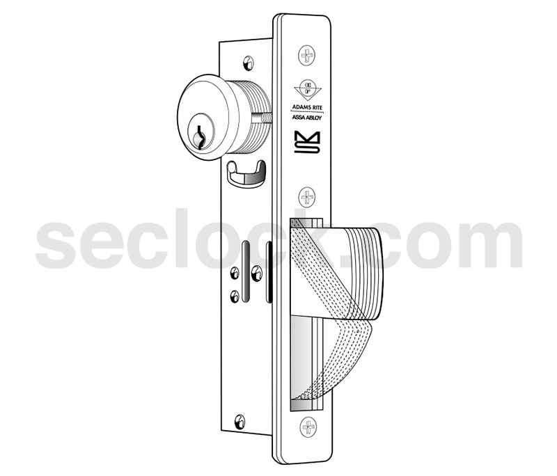 MS1850S-320-335 - Adams Rite Aluminum Door Deadlocks | SECLOCK