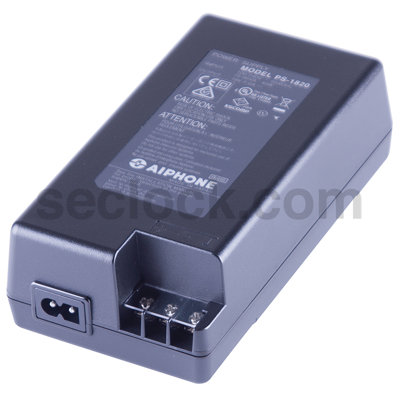 PS-1820UL - Aiphone Power Supplies | SECLOCK
