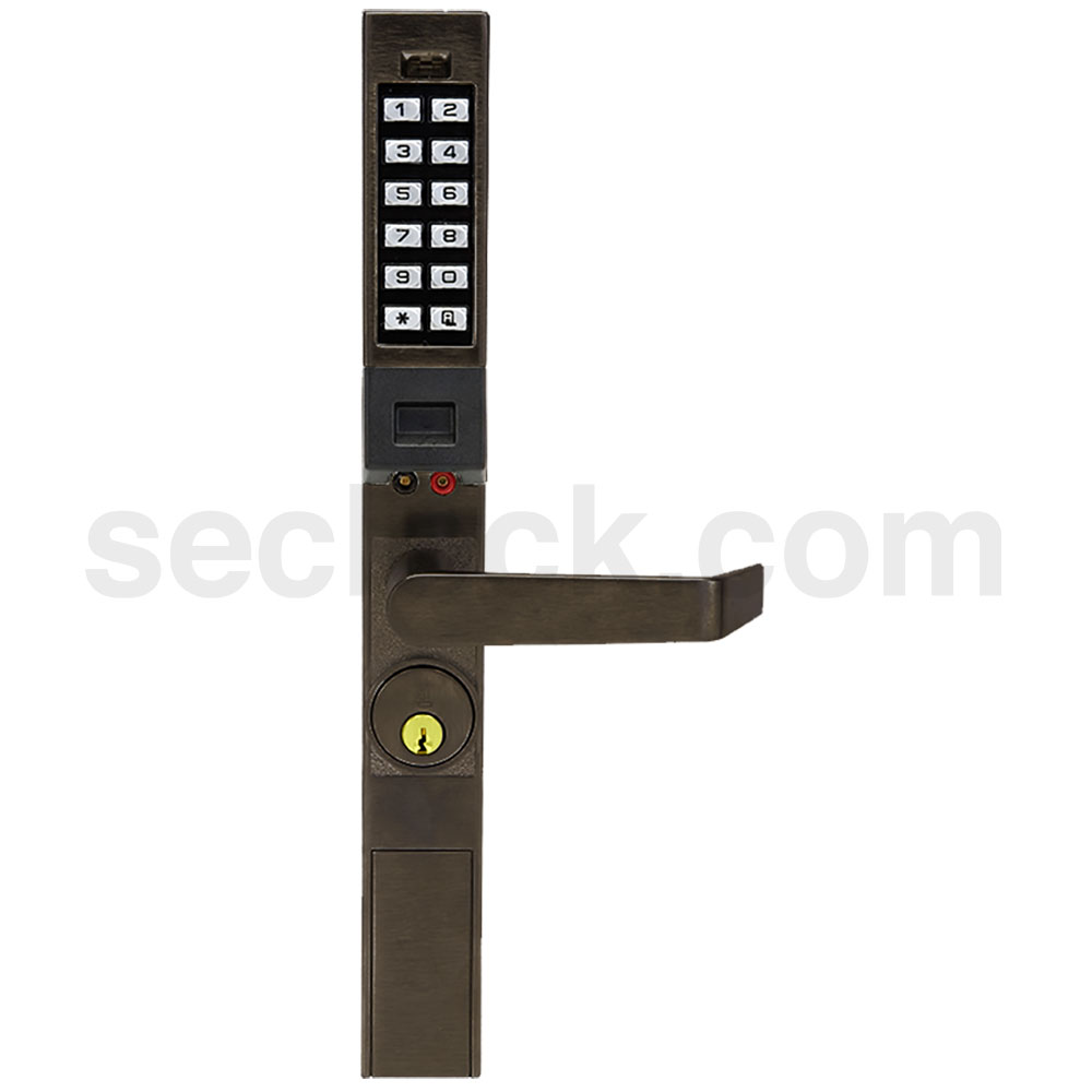 PDL1300/10B1 - Alarm Lock Narrow Stile Mortise Keypad Trim | SECLOCK