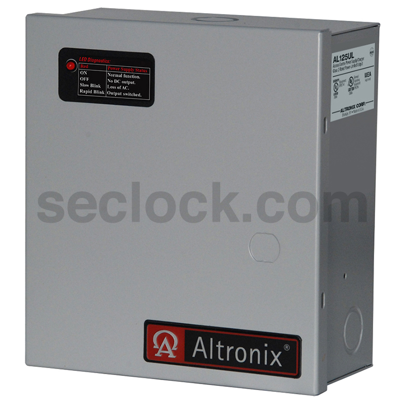 AL125UL - Altronix Power Supplies | SECLOCK