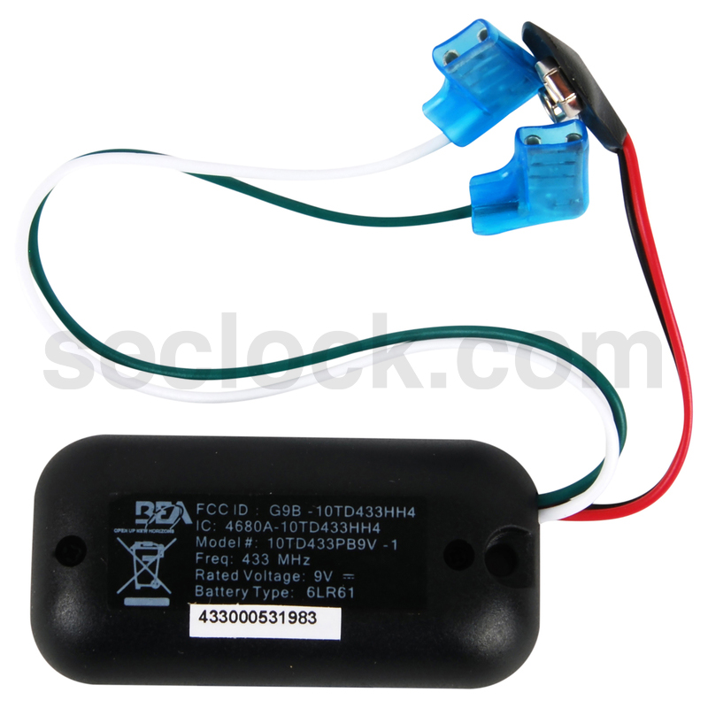 10TD433PB9V - BEA Transmitters, Receivers & Kits | SECLOCK