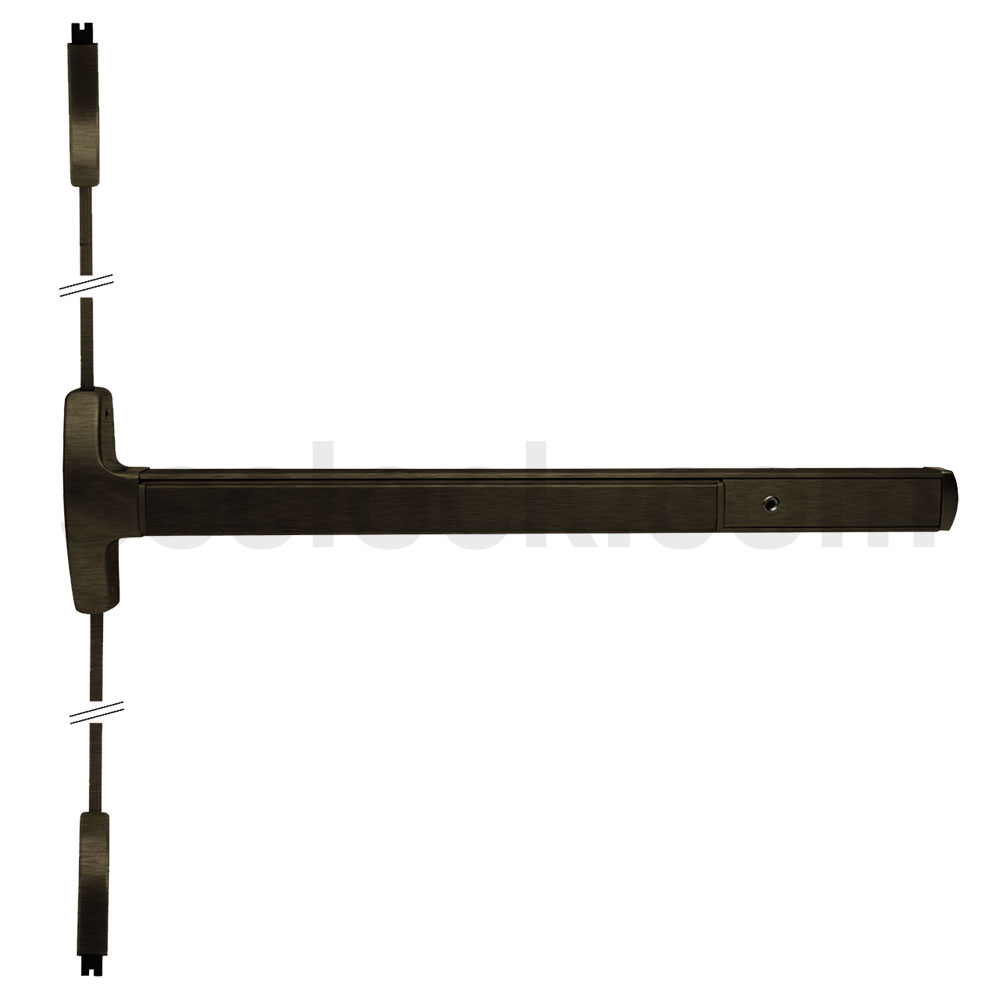 24-V-EO 3 313AN - Falcon Surface Vertical Rod Exit Devices | SECLOCK
