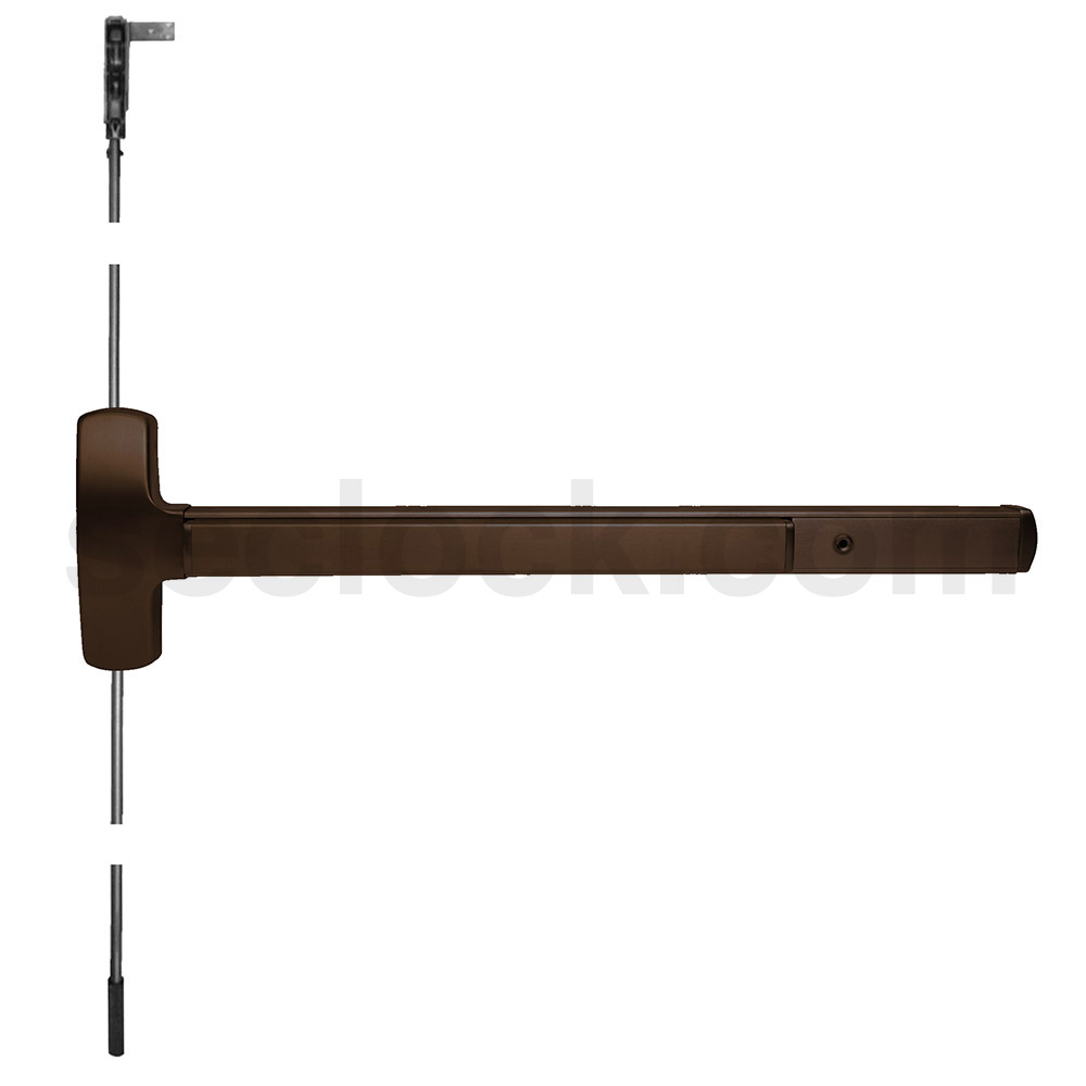 25-C-EO 3 313AN - Falcon Concealed Vertical Rod Exit Devices | SECLOCK