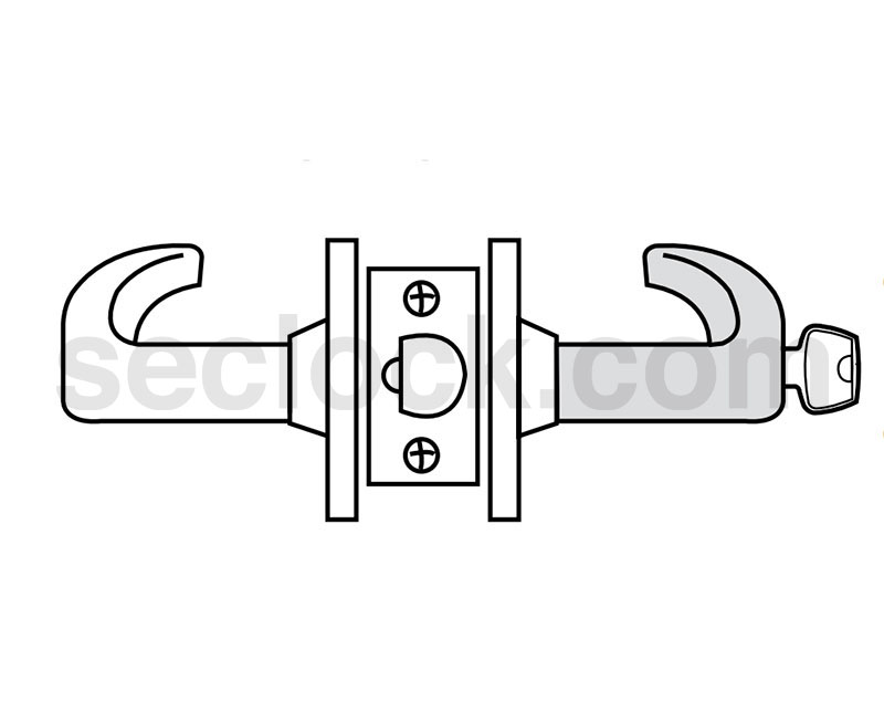 CL180EU L6 626 24V - Command Access Technologies Electric Cylindrical Lock | SECLOCK
