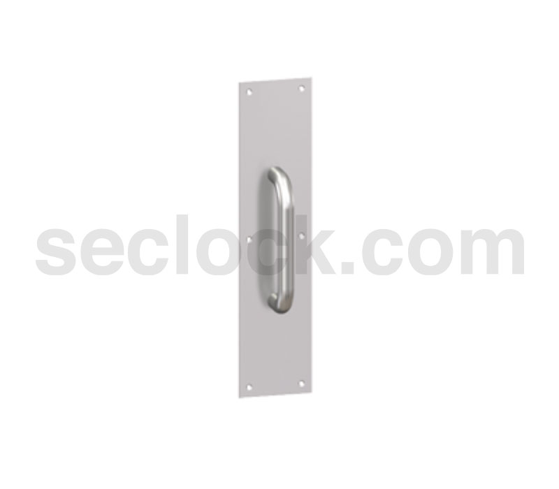 33G 4X16 US32D - Hager Door Pulls, Push and Pull Plates | SECLOCK