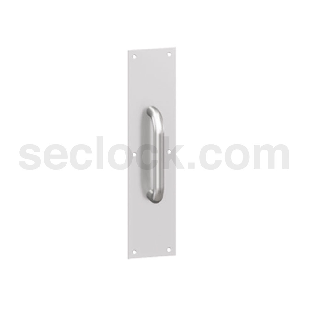 33E 4X16 US26 - Hager Door Pulls, Push and Pull Plates | SECLOCK