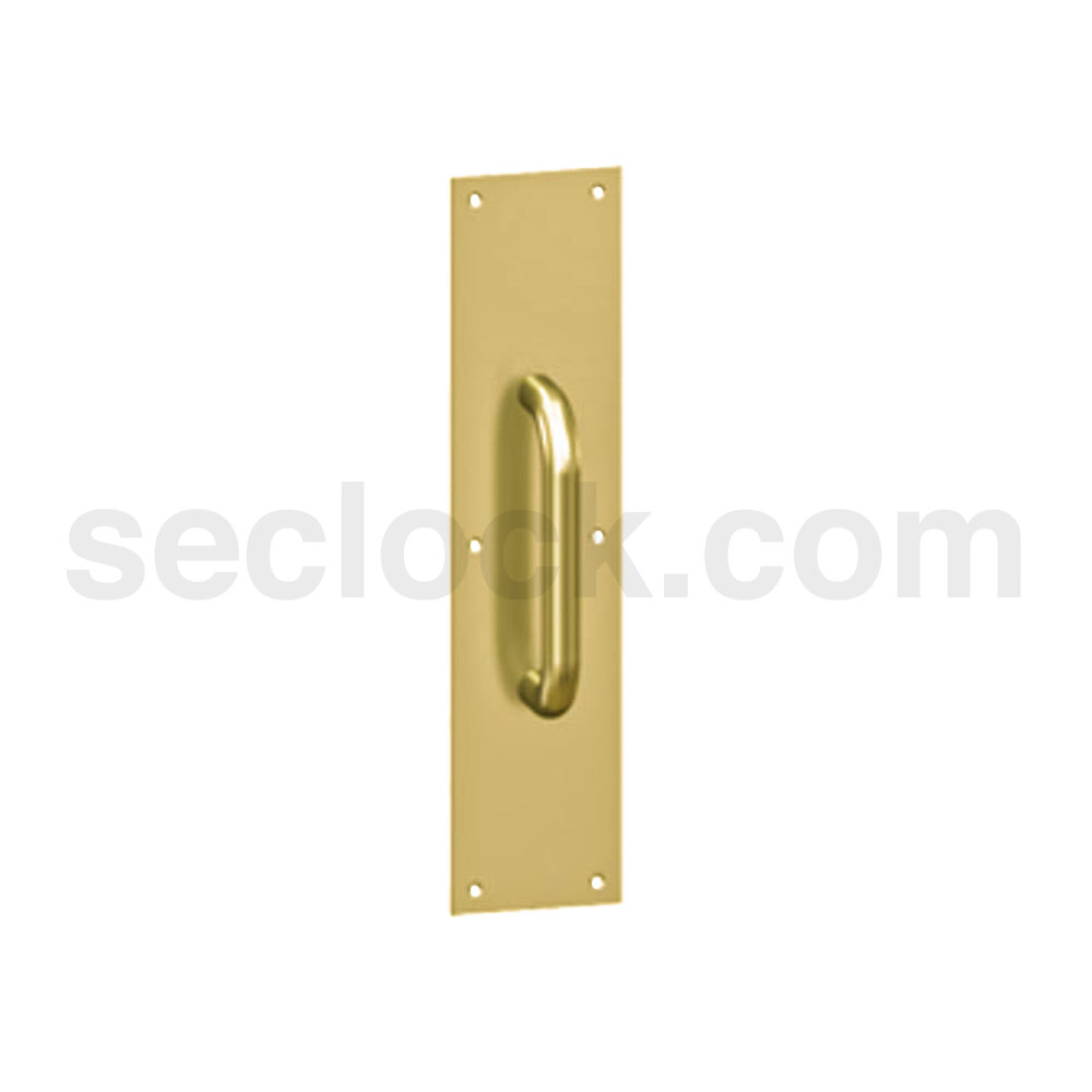 39E 4X16 US4 - Hager Door Pulls, Push and Pull Plates | SECLOCK