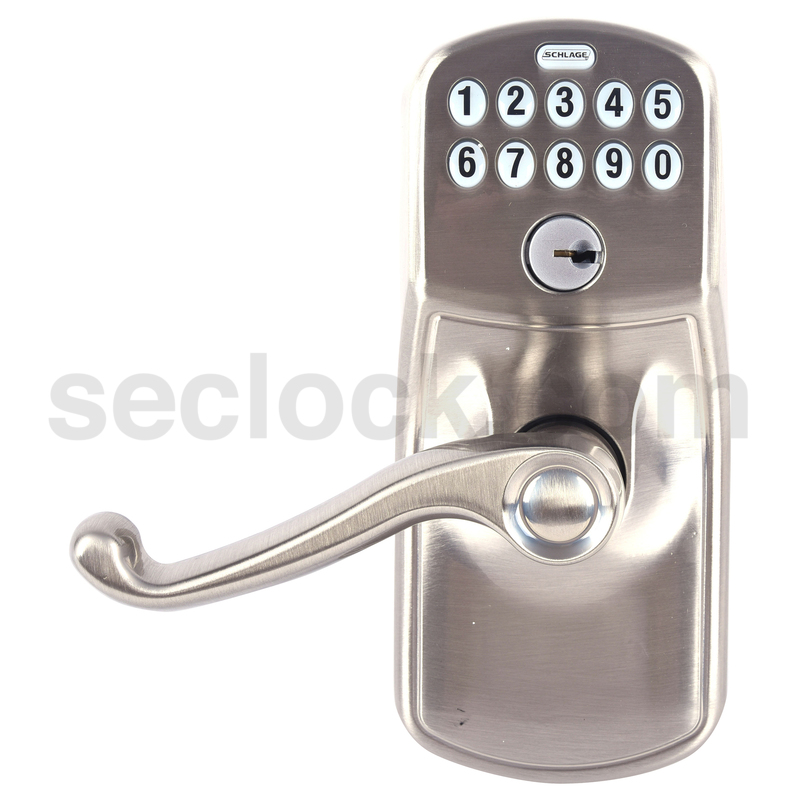 FE595 PLY619FLA - Schlage Residential Cylindrical Locks with Keypad ...