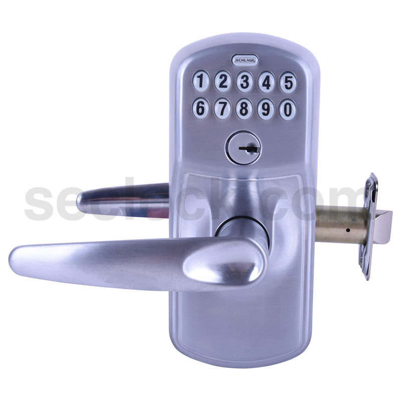 FE595 PLY626JAZ - Schlage Residential Cylindrical Locks with Keypad ...