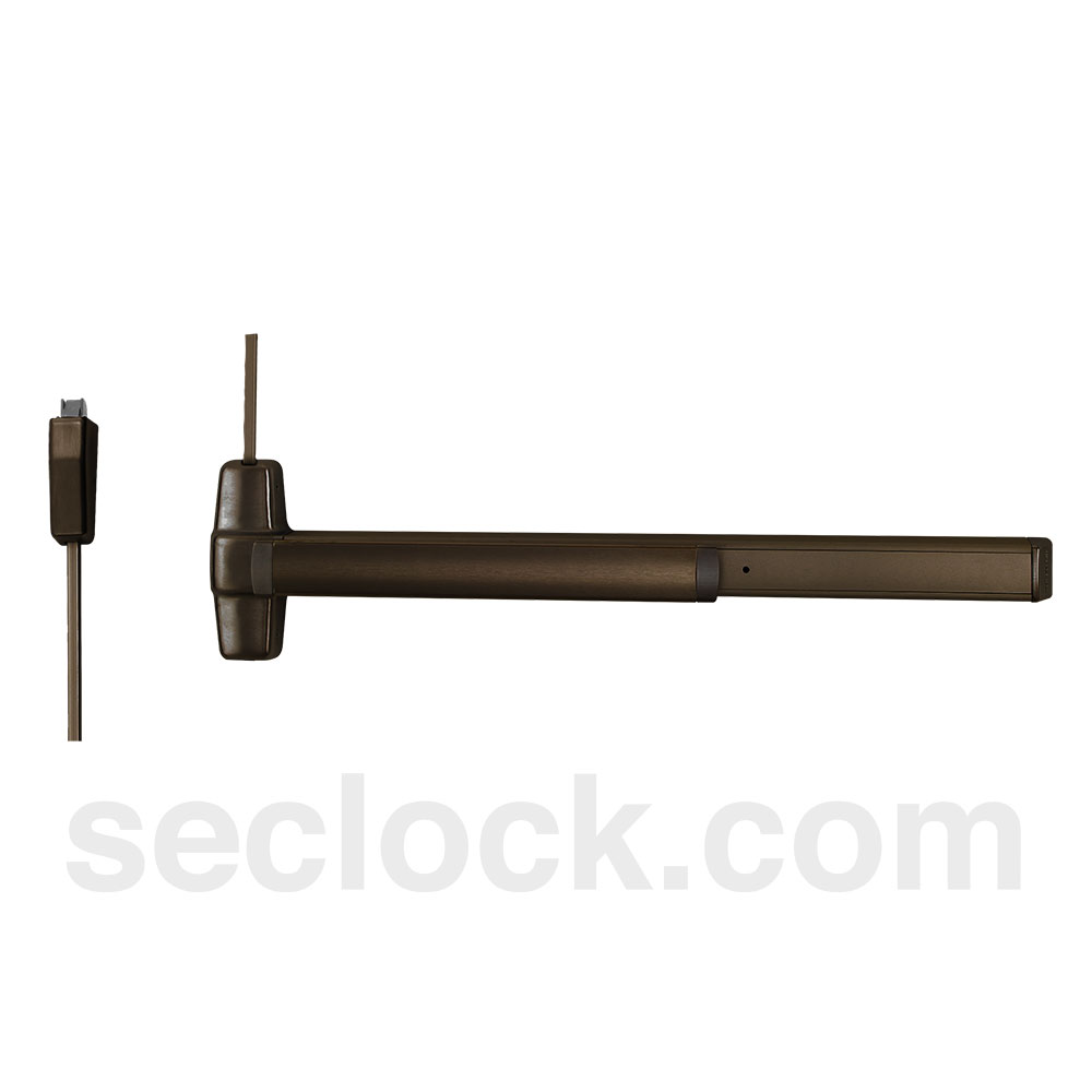 HDQEL9827NL-OP 3 313 LBR RHR - Von Duprin Surface Vertical Rod Exit ...