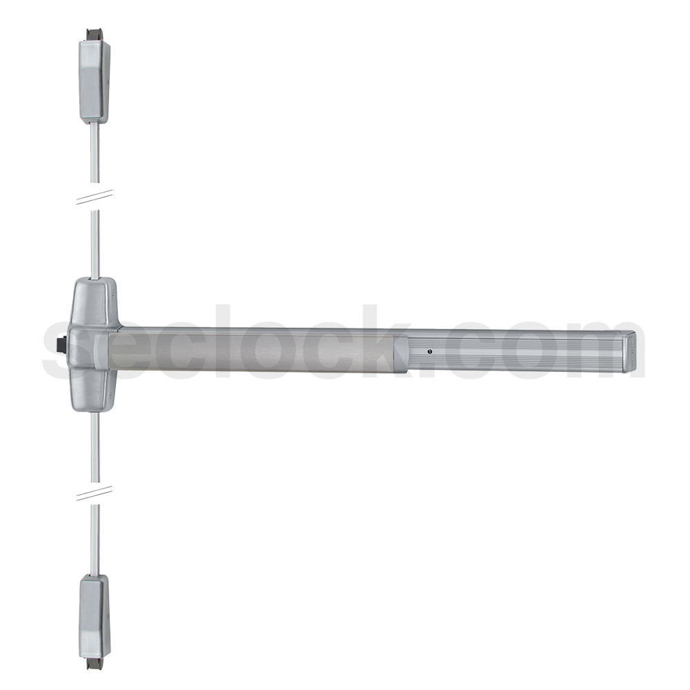 9927EO 3 US28 - Von Duprin Surface Vertical Rod Exit Devices | SECLOCK